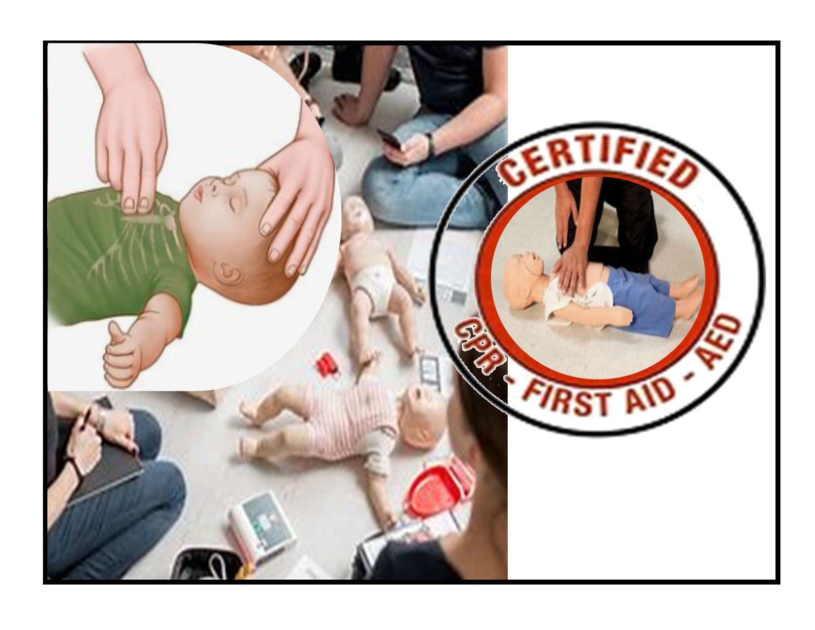 Pediatric CPR/AED Certification [3Hr. 10Min] Classroom – TF's CPR/FA/AED/BLS Certification ...